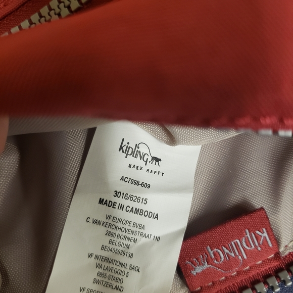 Kipling | Bags | Kipling Small Red Crossbody Bag | Poshmark